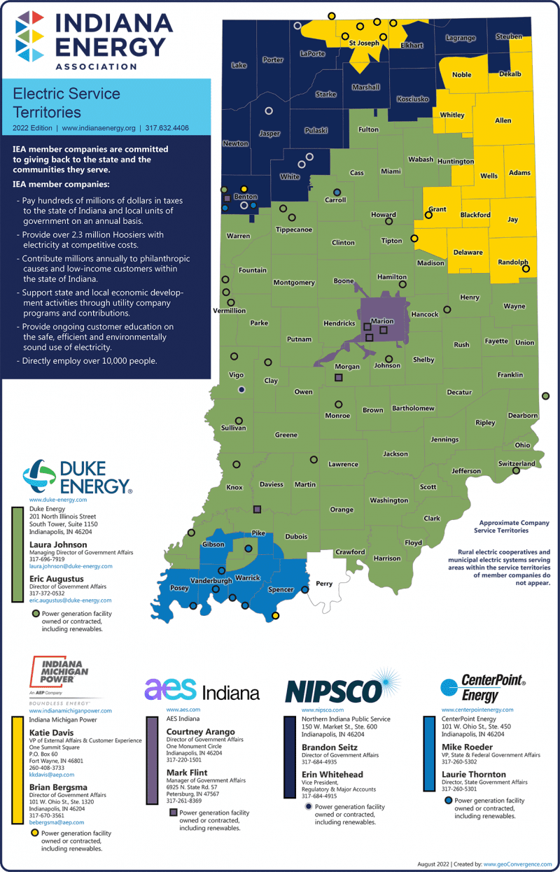Service Territories - Indiana Energy Association